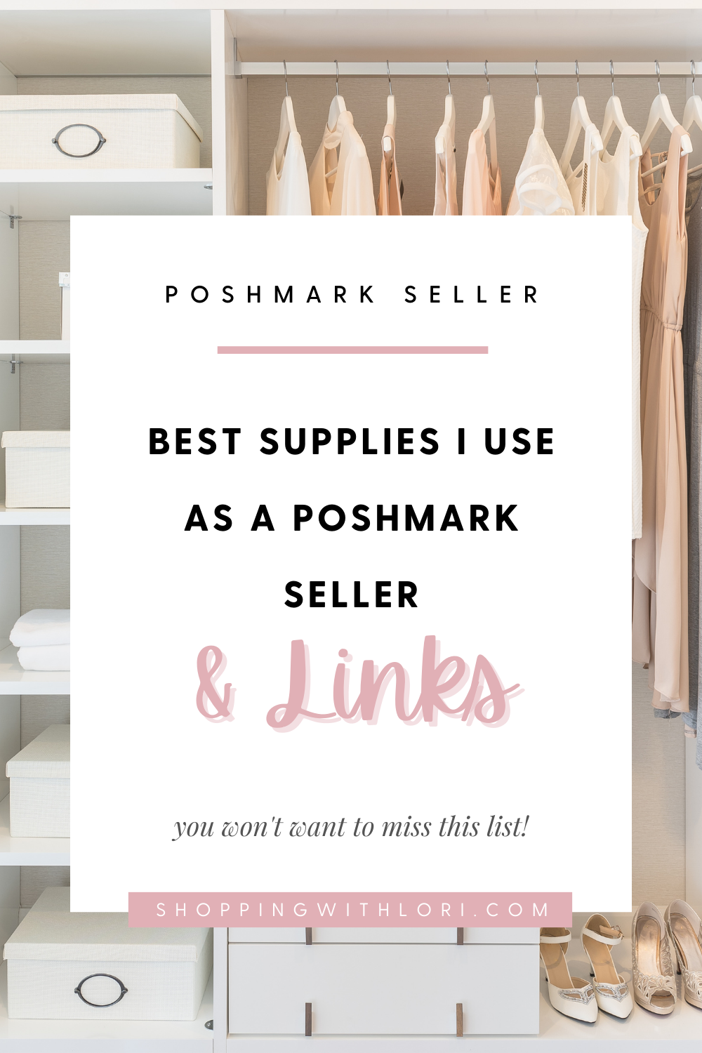 The Best Supplies I Use As A Poshmark Seller - Shopping With Lori