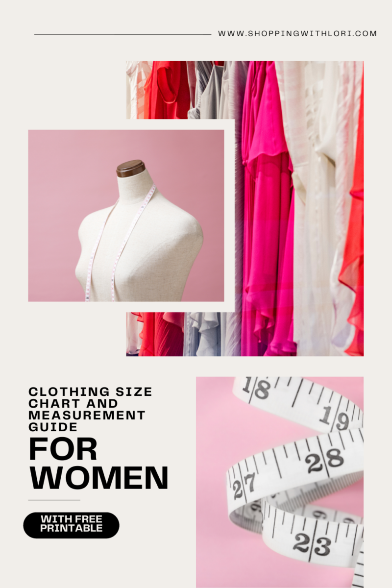 Women's Clothing Size Chart and Measurement Guide